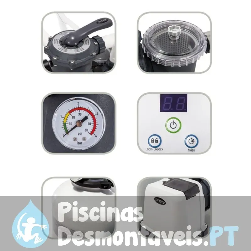 Toldo para Piscinas Intex de 366 a 549 cm 28050