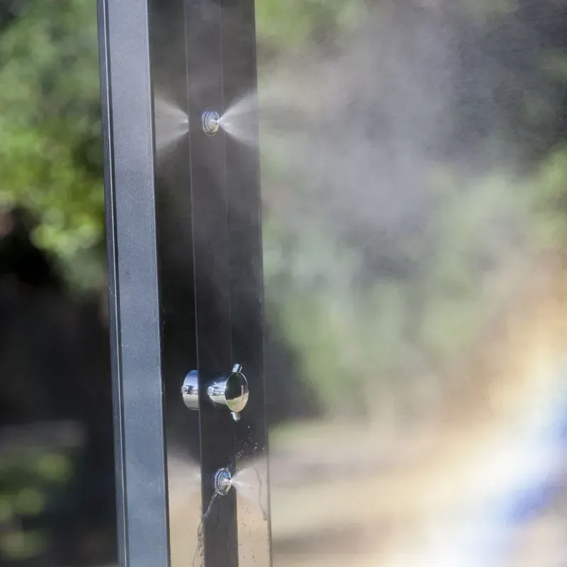 Chuveiro Solar Redondo 20 l PVC Imitação Madeira Gre AR1020W